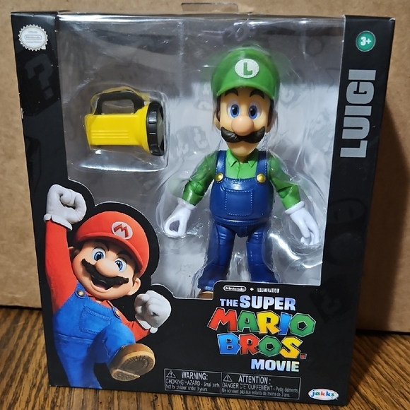 Nintendo | Toys | Nintendo The Super Mario Bros Movie Luigi Figure ...